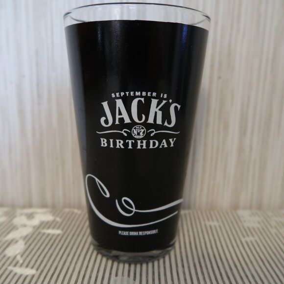 Jack Daniels | Dining | Jack Daniels Jacks Birthday Black Pint Glass ...